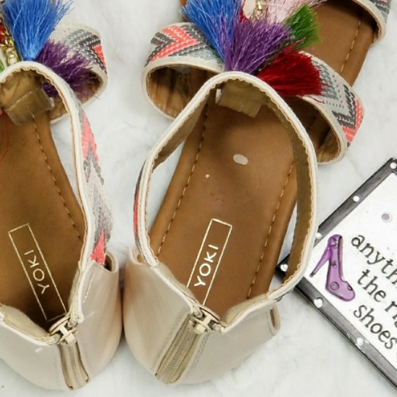 Yoki | Shoes | Colorful Yoki Bohemian Sandals Nwob | Poshmark
